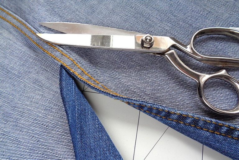 Jeans seams - Using original jeans seams in denim projects