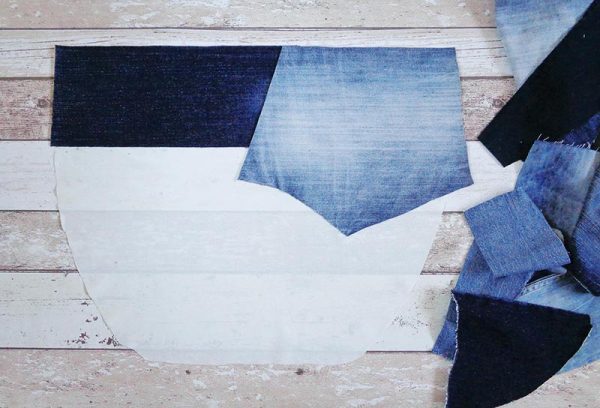 Crazy patchwork - Make it in denim - Easy sewing for beginners