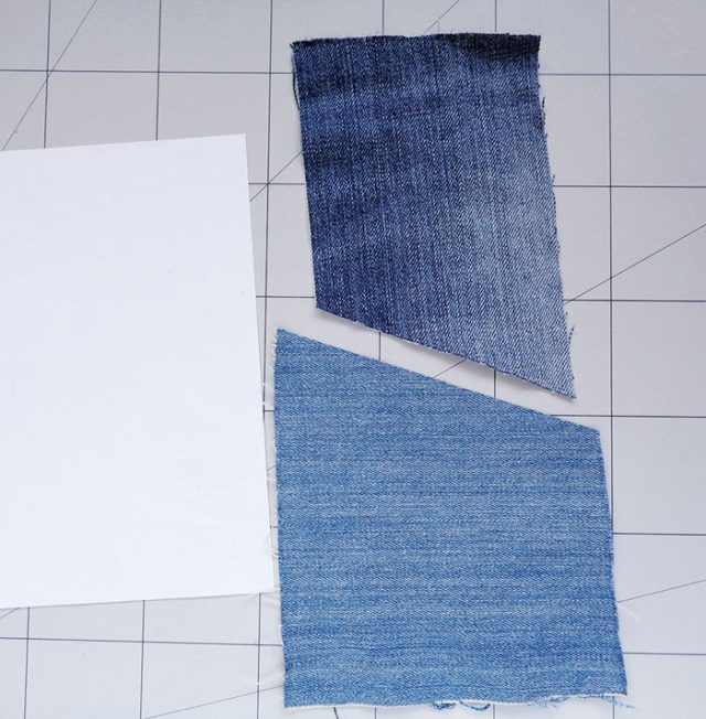 Reverse patchwork - Make it in denim - Recycling denim sewing lessons