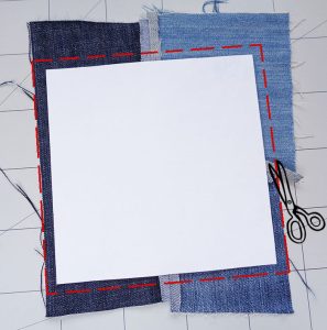 Reverse patchwork - Make it in denim - Recycling denim sewing lessons