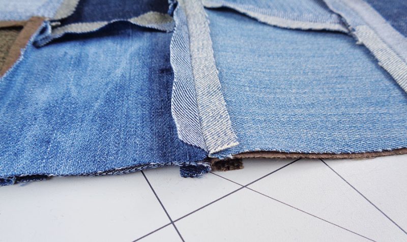 Reverse patchwork - Make it in denim - Recycling denim sewing lessons