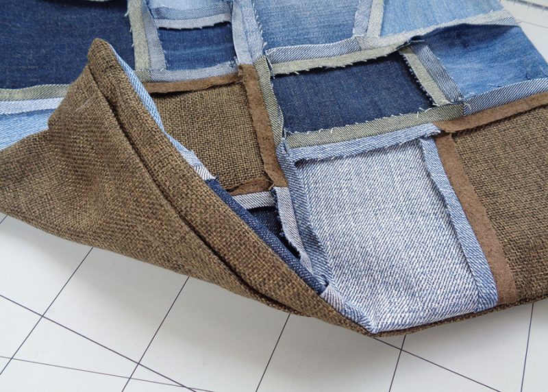 Reverse patchwork - Make it in denim - Recycling denim sewing lessons