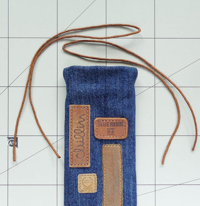 - Make it in denim Eyeglasses case