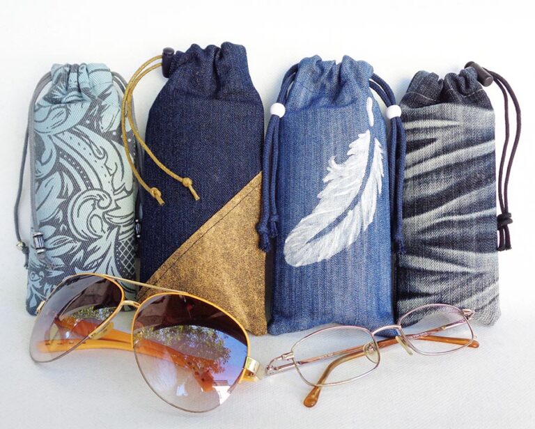 - Make it in denim Eyeglasses case