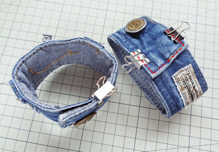 Denim pin cushion - Make it in denim - Free sewing instructions